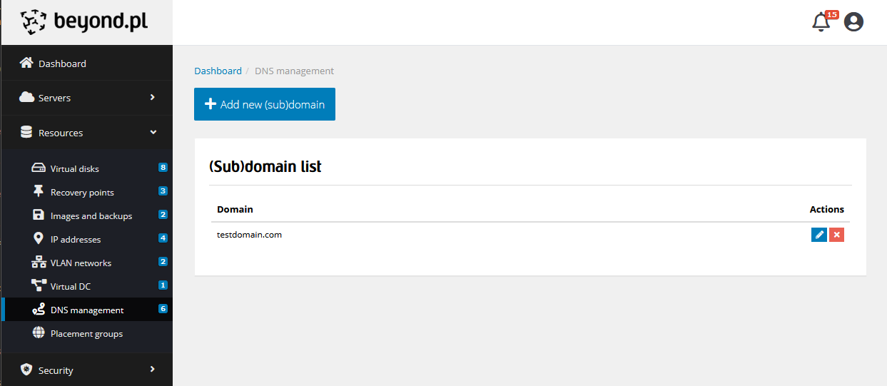 Managing DNS Records for a Domain. What are DNS records? | e24cloud by Beyond.pl